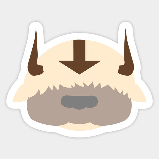 Appa Appa Avatar The Last Airbender Sticker TeePublic